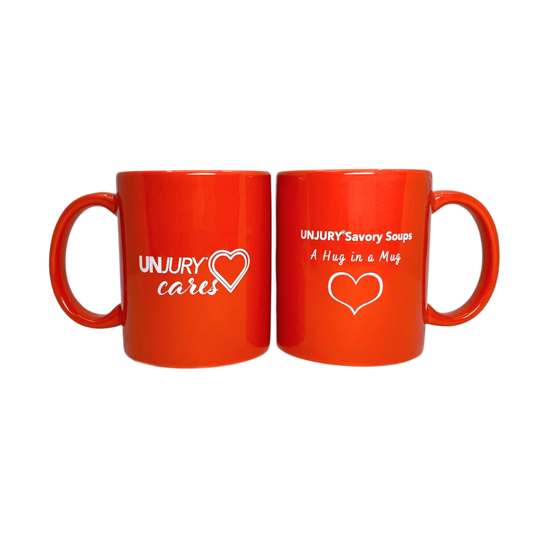 Orange Unjury Mug